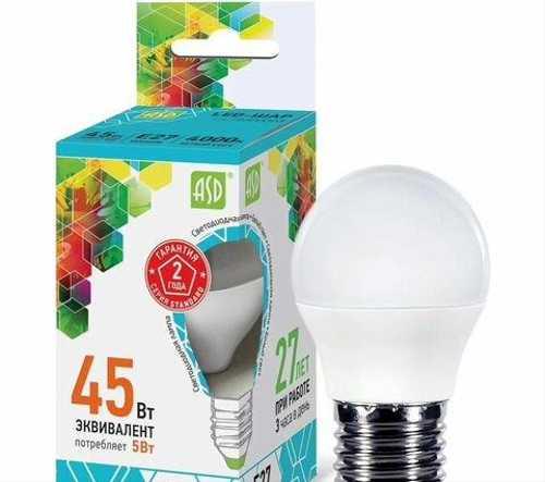 Упаковка светодиодных ламп ASD #356605