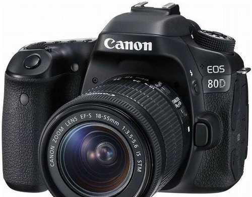 Canon 80D kit 18-55mm STM евро новый в упаковк