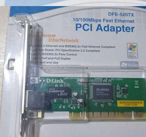 Сетевая карта dfe-520tx pci adapter