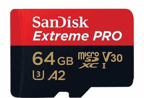 Карта памяти SanDisk 64GB Extreme Pro microsdxc Re