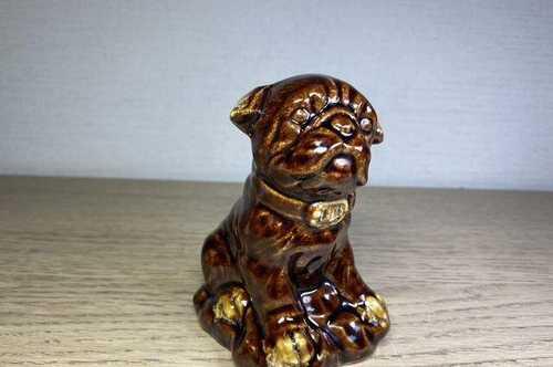 Скульптура Статуэтка собака Керамика Старинная
