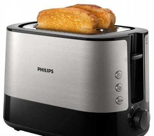 Philips HD2635/90 Тостер, серебристый/черный