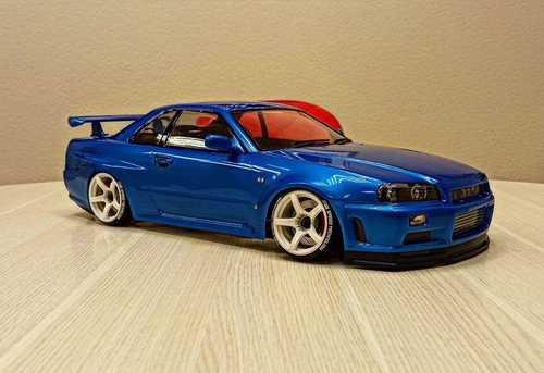 Rc drift кузов Nissan Skyline GTR R34