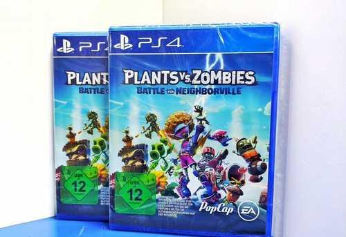 Plants vs Zombies Битва за Нейборвиль (PS4) Новый