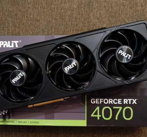 Palit RTX 4070 Jetstream 12gb (гарантия)