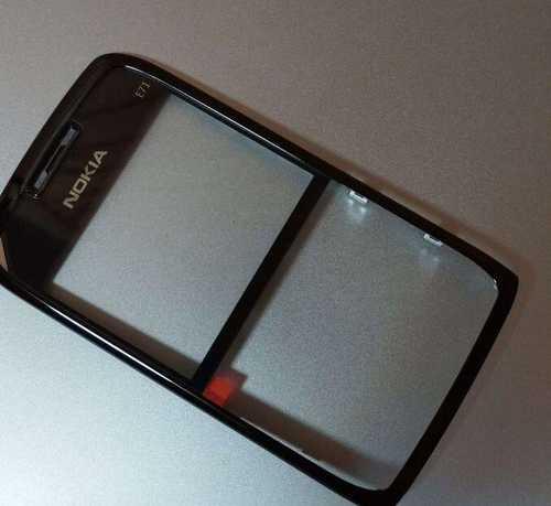Nokia E71 передняя панель оригинал black