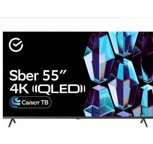 Модель 2024Г qled экран 140см sber SDX-55UQ5235 4K