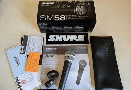 Микрофон Shure SM58 оригинал made in Mexico