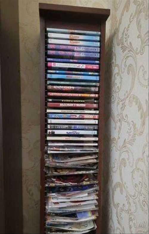 Подставка DVD для дисков с дисками фильмы