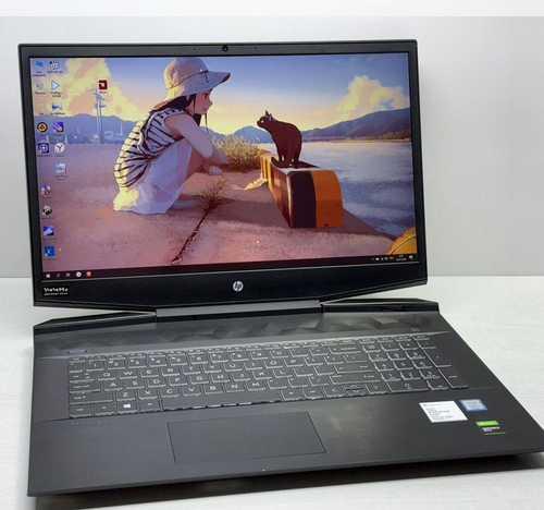 Игровой Ноутбук 17,3" HP Pavilion 1660ti i7-9750