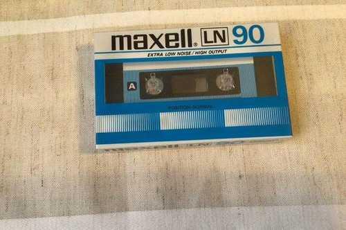 Аудиокассета Maxell LN 90 новая запечатанная Japan