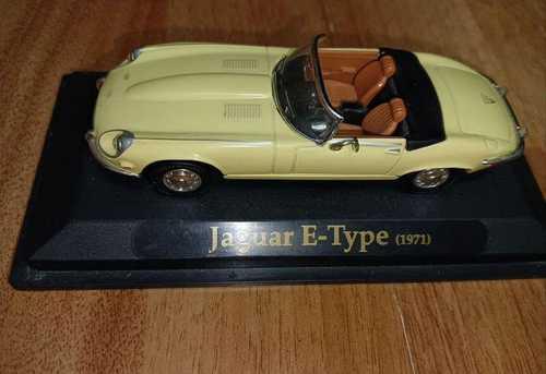 Модель автомобиля ягуар тайп1971 jaguar type