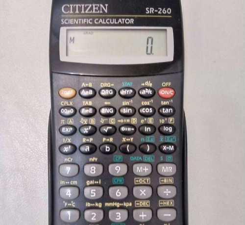 Калькулятор Citizen со сложными функциями