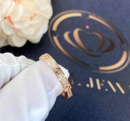 Кольцо Cartier Love, small модель 0,16ct