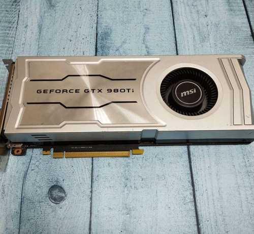 Видеокарта MSI GTX 980 TI 6gb