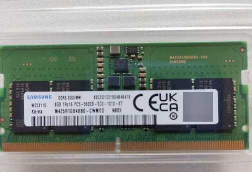 Оперативная память DDR5 8GB sodimm Samsung