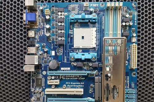 Плата FM1 gigabyte GA-A55M-S2HP (AMD A55)(DDR3)