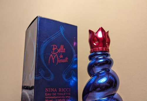 Nina Ricci Belle DE Minuit EDT 30 мл 2000г. винтаж