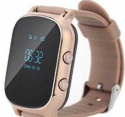 Часы с трекером SMART GPS Watch T58 (t58), золото