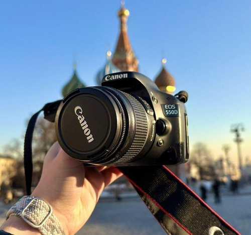 Фотоаппарат canon eos 550d   комплект