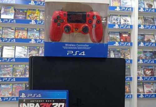 Sony PS4 slim NBA2K20 2 Dualshock