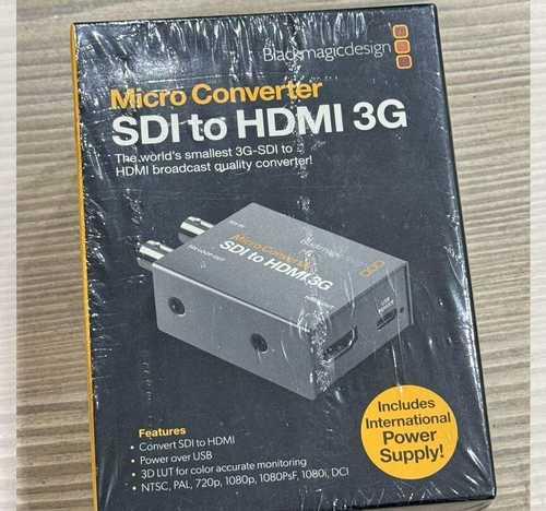 Blackmagic Micro Converter SDI to hdmi 3G wPSU