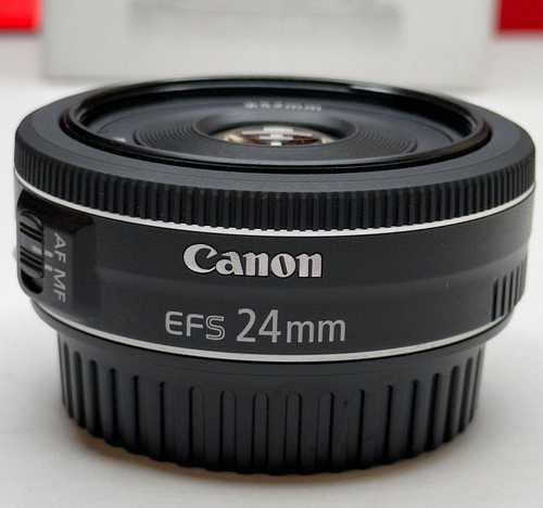 Canon EF-S 24mm f/2.8 STM (как новый)