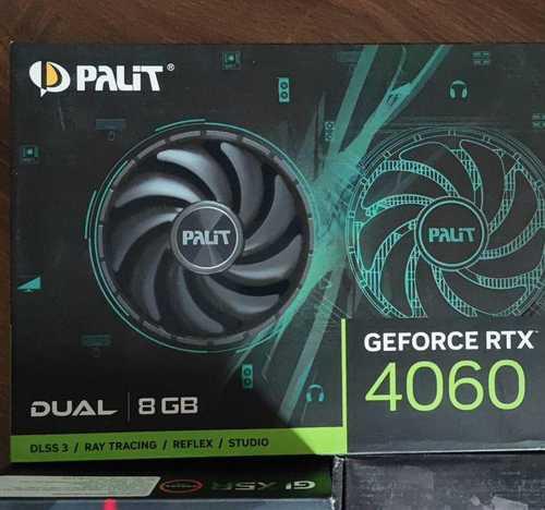 Видеокарта Palit RTX 4060 dual 8GB 128BIT