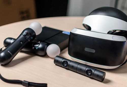 Продам игровую консоль PS4 + PS VR + 2 move