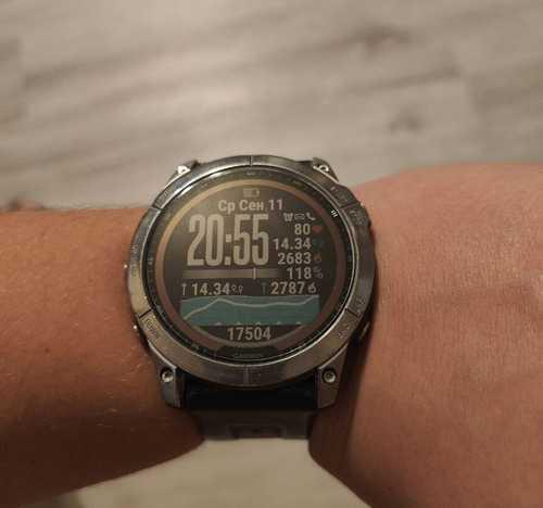 Часы garmin fenix 7x sapphire solar