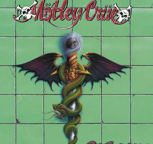 Motley crue Dr. Feelgood (35th Anniversary) (Red & White Splatter) (Винил)