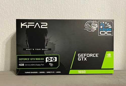 Видеокарта KFA2 GeForce GTX 1650 EX 1-Click OC