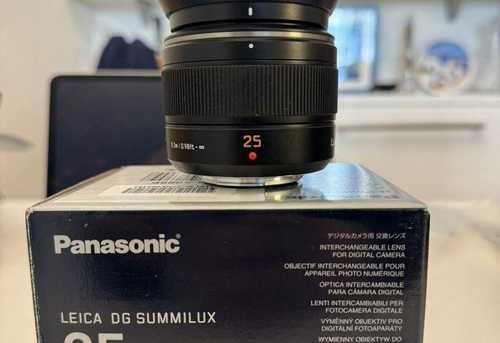 Panasonic leica 25mm f 1.4 в идеале