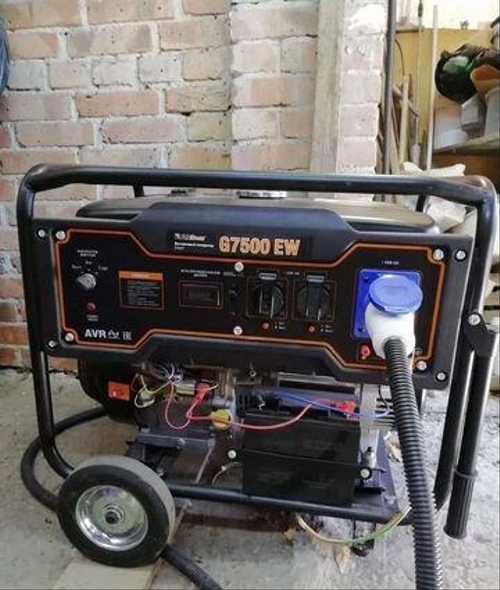 Бензиновый генератор foxweld expert G7500 EW