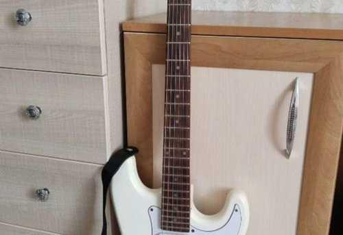 Электрогитара Stratocaster SSS белая