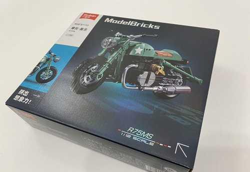 Новый конструктор мотоцикл R75MS: аналог lego