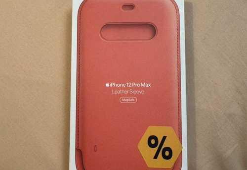 Чехол Apple Leather Sleeve iPhone 12 Pro Max