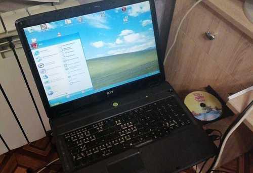 Ноутбук 17" Acer Aspire 7730Z, 256 ГБ, Pentium, RAM 3 ГБ, Intel GMA 4500MHD