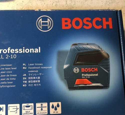 Лазерный уровень bosch Professional GLL 2-10