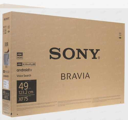 Телевизор LED Sony KD-49XF7596 4K UltraHD SMART TV