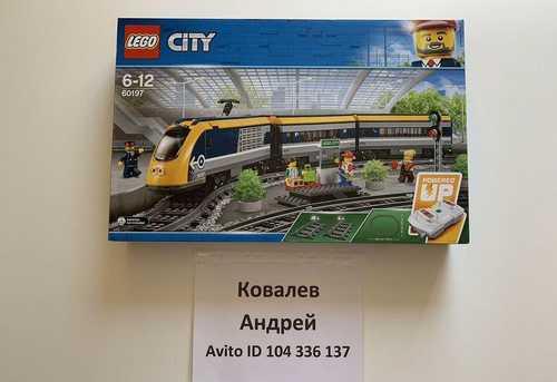 Lego City Пассажирский поезд 60197