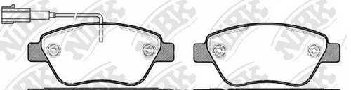 PN0211W-nibk колодки дисковые передние Fiat St