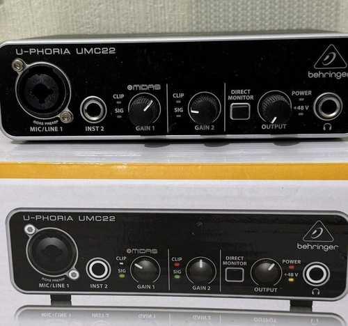 Звуковая карта behringer umc22