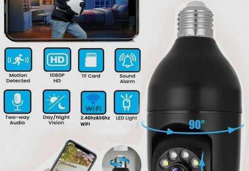 E27 Лампа HD камера видеонаблюдения 200 Вт PTZ