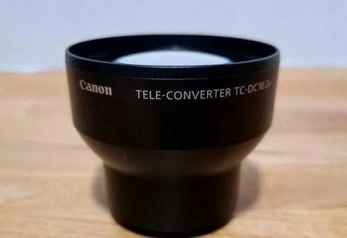 Canon телеконвертер tc-dc 10a 2x