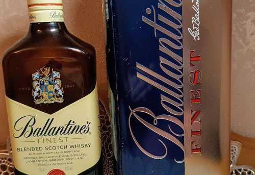 Бутыль Ballantines в жестяном коробе