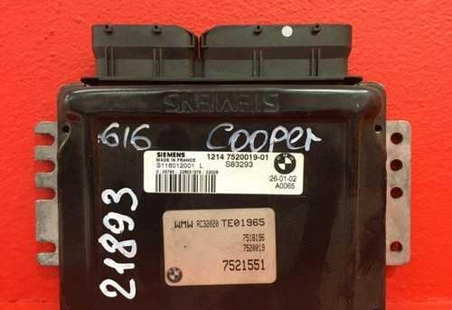 Блок управления двс Mini Cooper R50 1.6 W10B16A