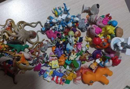 Игрушки из киндера, резиновые,фигурки игрушки