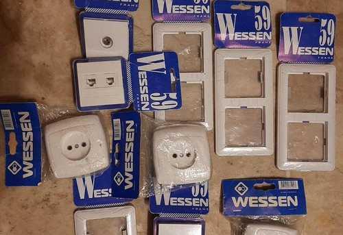 Розетки и рамки Wessen