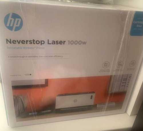 Новый принтер HP Neverstop Laser 1000w